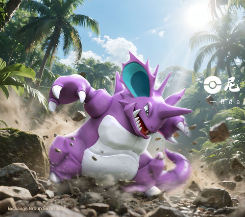 【PRE-ORDER】JB Studio - Pokémon Pokédex Real Series #034 Nidoking ...