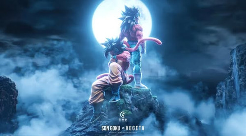 【PRE-ORDER】Toyouth Studio - Son Goku VS Vegeta Dragon Ball Resin Statue ...