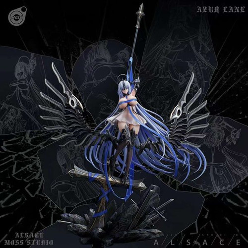 【PRE-ORDER】 Moss Studio - Alsace Azur Lane Resin Statue GK Anime Figure ...
