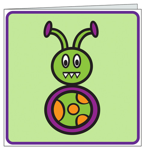 Alien Greetings Card #2 | Muddy Turnip