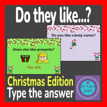 Christmas Grammar BOOM CARD Activity-Verb-Noun Agreement, Pronoun ...