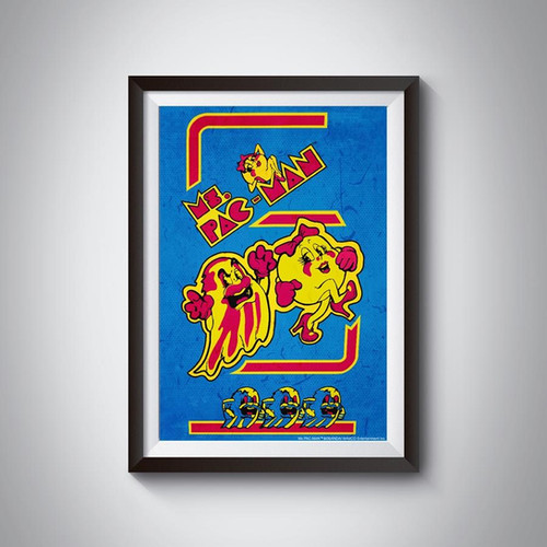 Ms Pac-Man Poster | kingpin-games