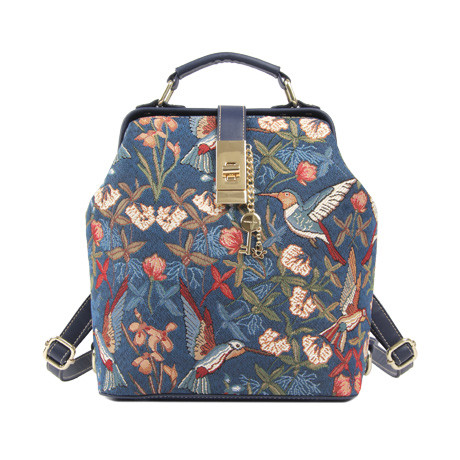 Blue Hummingbird Small Backpack HB-011-BHB | Henney Bear London