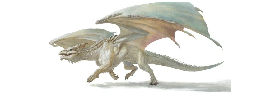 Ancient White Dragon - DungeonHeaven