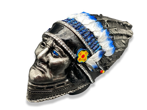 Large Slip-On Front Fender Chief Bonnet 9 | Artabyss Designs