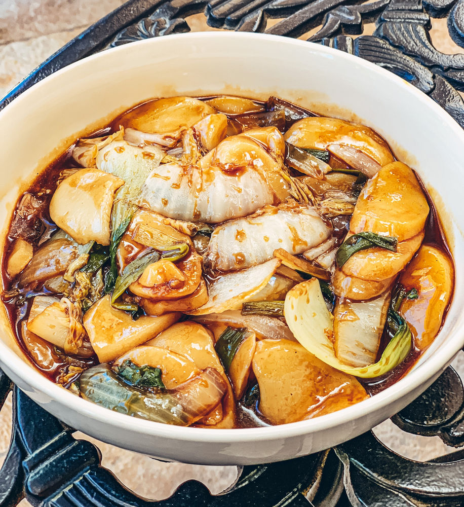 VEGETARIAN SHANGHAI RICE CAKES