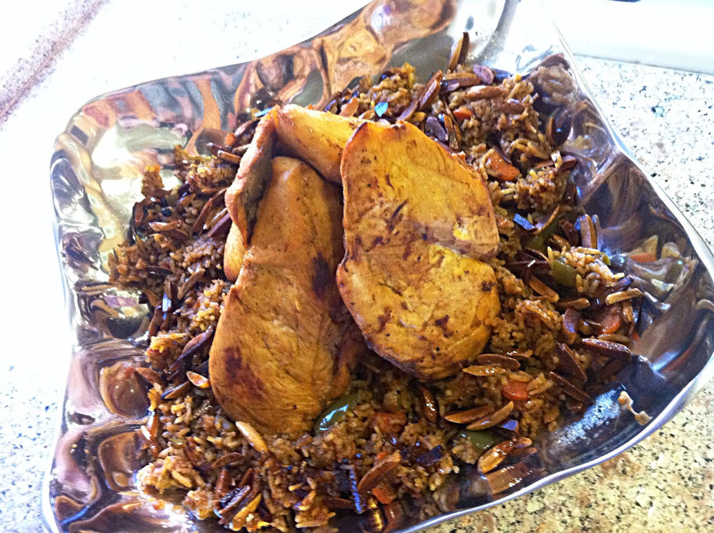 ARABIC SPICED RICE WITH CHICKEN (KABSEH)