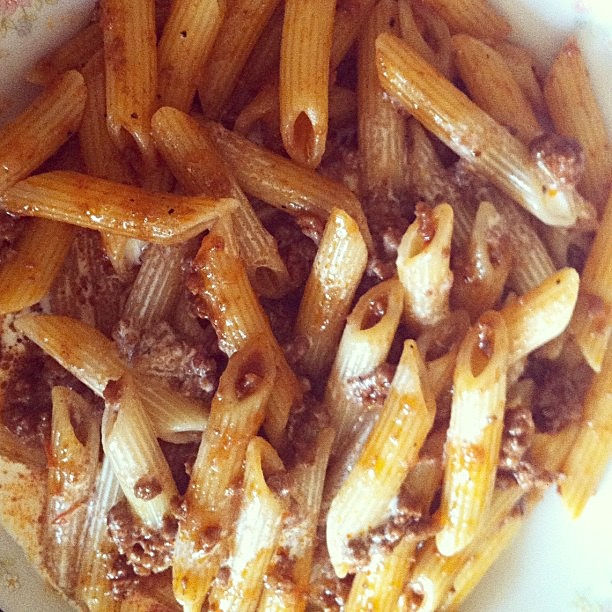 PASTA WITH CREAMY RAGU SAUCE