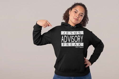 Jesus Advisory Freak Pullover Hoodie | DZAY Apparel