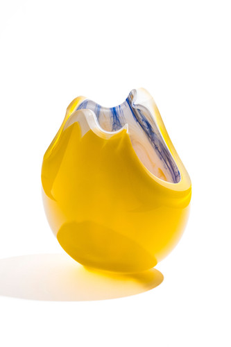 The Inside Matters #11 Handblown Vase by Drew Raskin