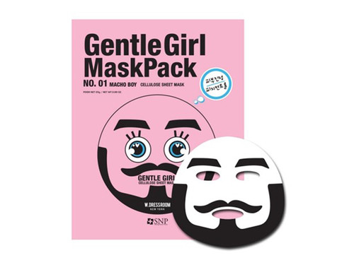 [SNP] Gentle girl Mask (Macho Boy) * 10 sheets | cosmetic
