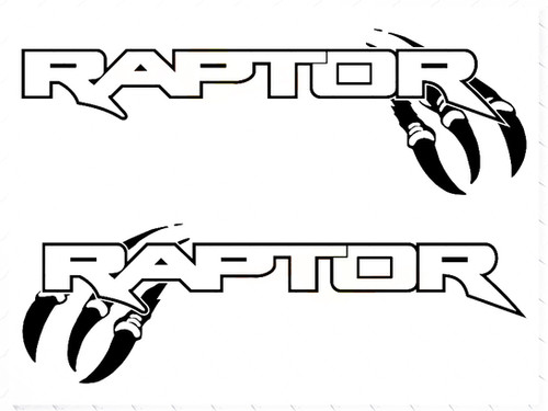 Ford Raptor Claw Vinyl Decal Sticker 12 | ANYStickerUWant.com