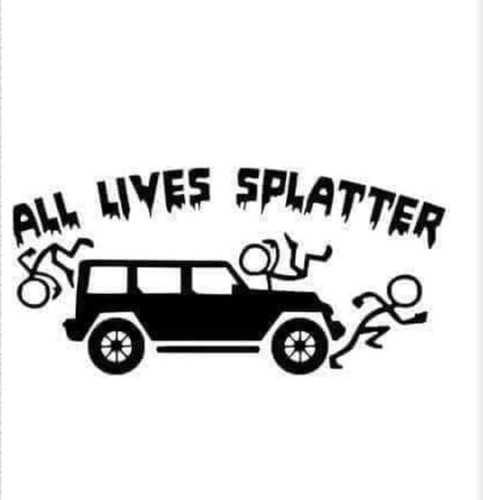 All lives SPLATTER Decal Sticker | ANYStickerUWant.com