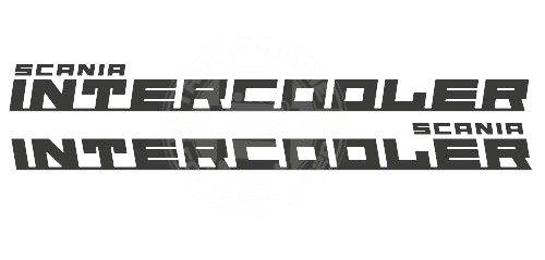 SCANIA Intercooler Vinyl Decal Sticker 7 | ANYStickerUWant.com