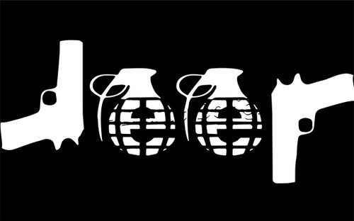 Jeep grenade logo Decal Sticker | ANYStickerUWant.com