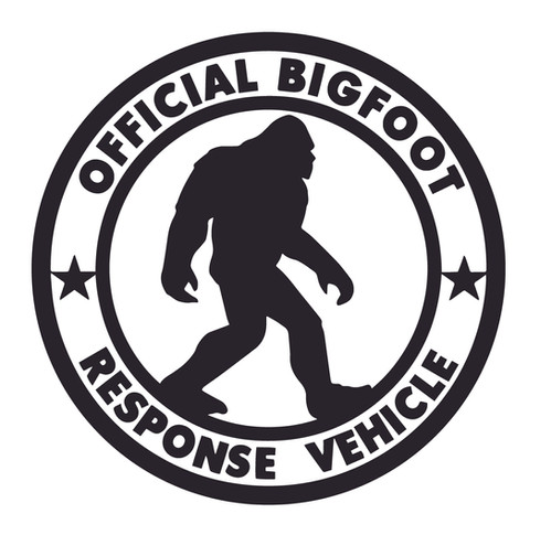 OFFICIAL Bigfoot Response Vehicle Decal Sticker | ANYStickerUWant.com