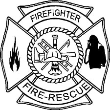 Firefighter fire-rescue Decal Sticker | ANYStickerUWant.com