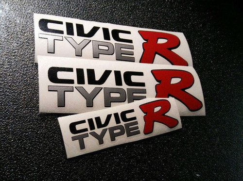 Honda Civic Type R Vinyl Decal Sticker 5 | ANYStickerUWant.com