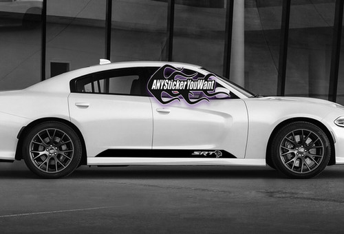Dodge Charger SRT Hellcat Rocker Panel Stripe Vinyl Decal Stickers ...