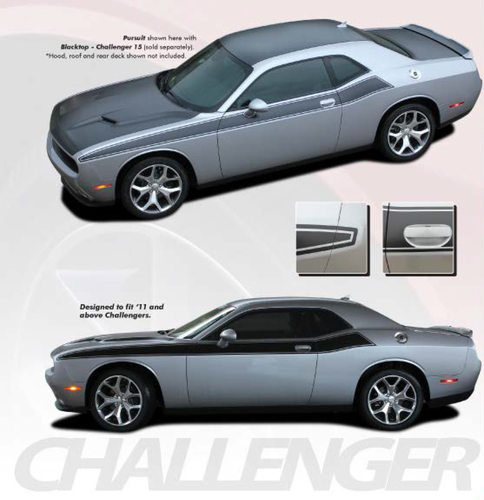Dodge Challenger PURSUIT Vinyl Decal Sticker | ANYStickerUWant.com