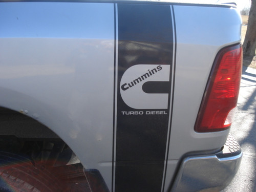Dodge Ram 1500 2500 3500 Cummins Turbo Diesel Bed Stripes Decal Sticker ...