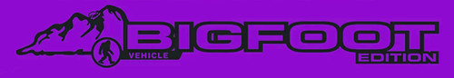 Jeep Bigfoot Edition Decal Sticker | ANYStickerUWant.com