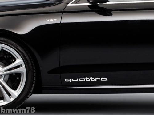 QUATTRO Logo Vinyl Decal Sticker 21 | ANYStickerUWant.com