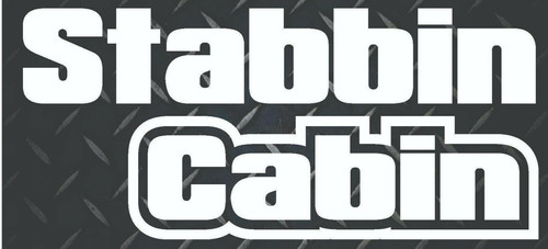 Stabbin Cabin Diesel Decal Sticker | ANYStickerUWant.com