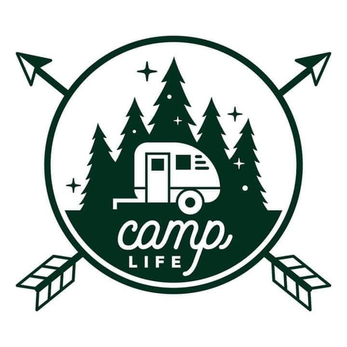 Camp Life Decal Sticker 8 | ANYStickerUWant.com