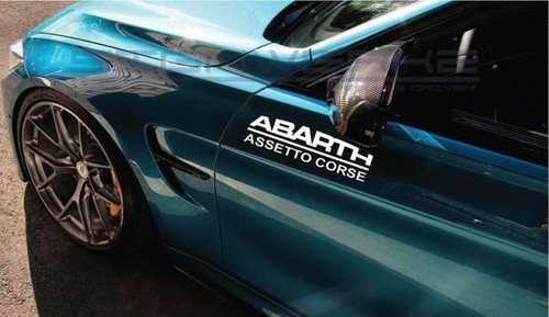 Abarth Assetto Corse Vinyl Decal Sticker | ANYStickerUWant.com