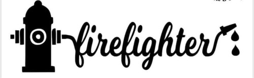 Firefighter hose Decal Sticker | ANYStickerUWant.com