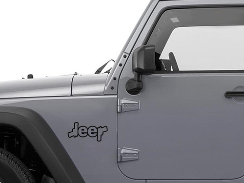 Jeep Gun Logo Decal Sticker | ANYStickerUWant.com