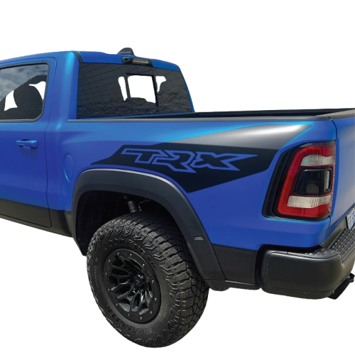 copy of Trx Hellcat Dodge Ram Outline Bed Stripe Vinyl Decal Sticker ...