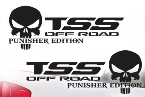 TRD Toyota Racing Development TSS Punisher Edition Vinyl Decal Sticker ...