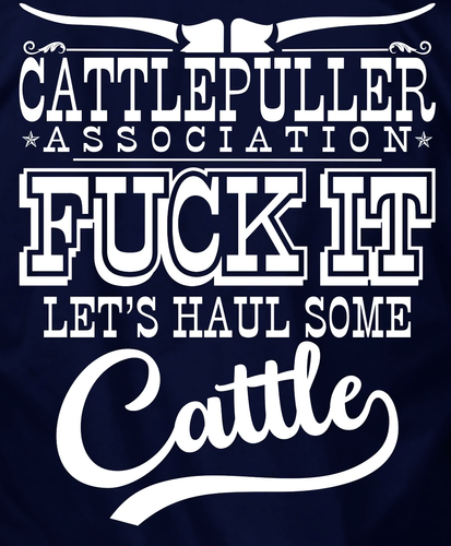 Cattlepuller Let's Haul Some Cattle Truck Trucker Trucking Decal ...