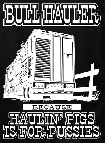 Bull Hauler Truck Trucker Trucking Decal Sticker | ANYStickerUWant.com