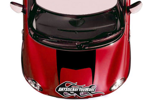 Mini Cooper Batman Hood Stripe Decal Sticker | ANYStickerUWant.com