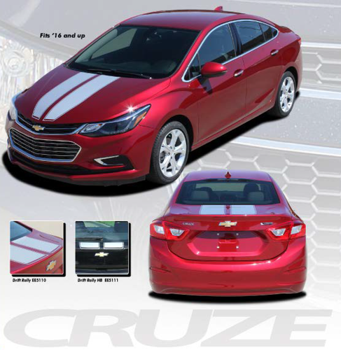 Chevy Chevrolet Cruze DRIFT RALLY Vinyl Decal Sticker | ANYStickerUWant.com