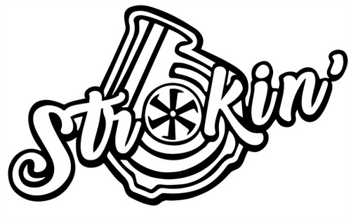 STROKIN Boostin Diesel Vinyl Decal Sticker | ANYStickerUWant.com