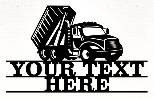 Custom Roll Off Dump Truck Trucking Trucker Decal Sticker (add t ...