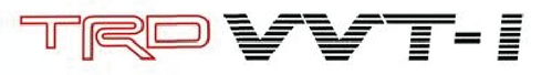 TRD VVTI Toyota Racing Development Decal Sticker | ANYStickerUWant.com