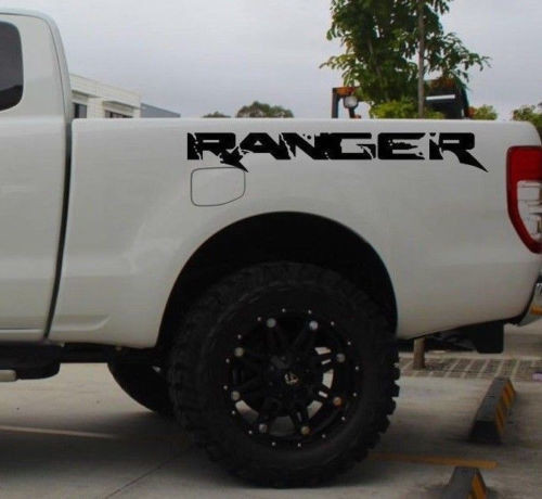 Ripped Ford Ranger Lettering Vinyl Decal Sticker | ANYStickerUWant.com