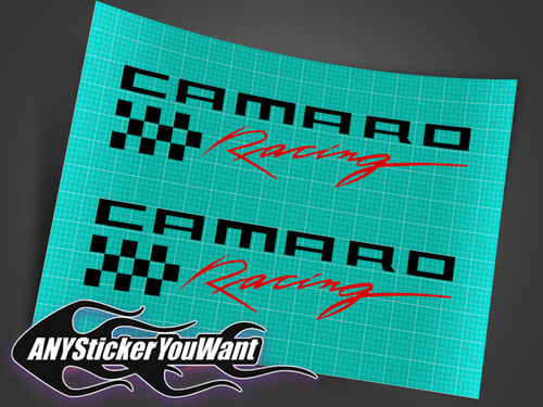 Camaro Racing Decal Sticker | ANYStickerUWant.com