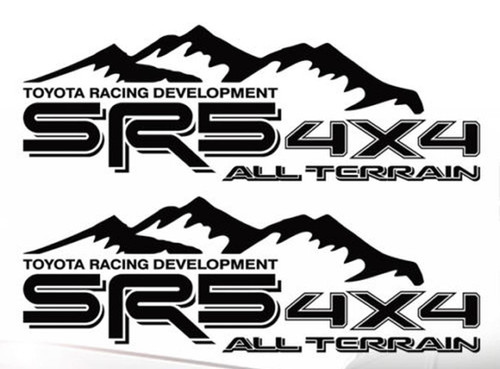 TRD Toyota Racing Development SR5 4x4 All Terrain Vinyl Decal Sticker 7 ...