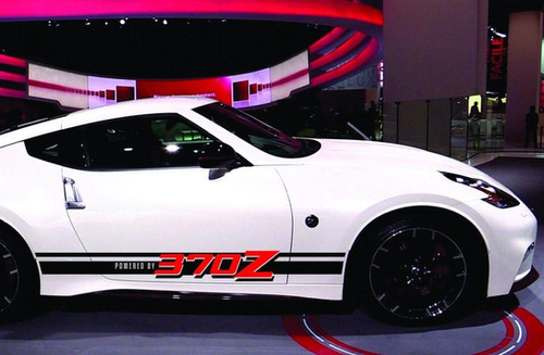 Nissan Powered by 370Z Racing Stripes Vinyl Decal Sticker ...