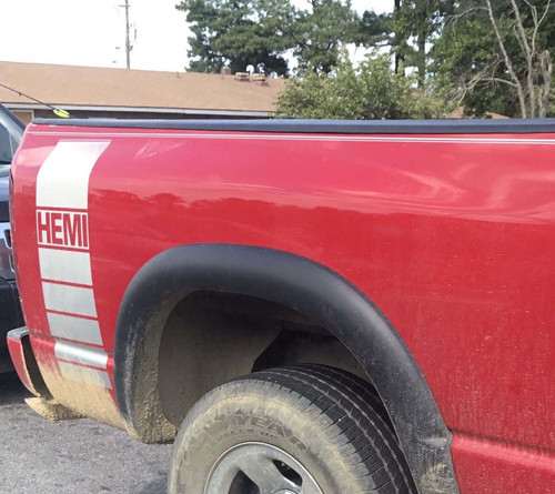Dodge Ram Hemo Split Stripe Decal Sticker | ANYStickerUWant.com