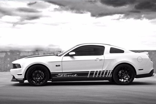 Ford Mustang Full Side Tribal Decal Sticker 31 | ANYStickerUWant.com