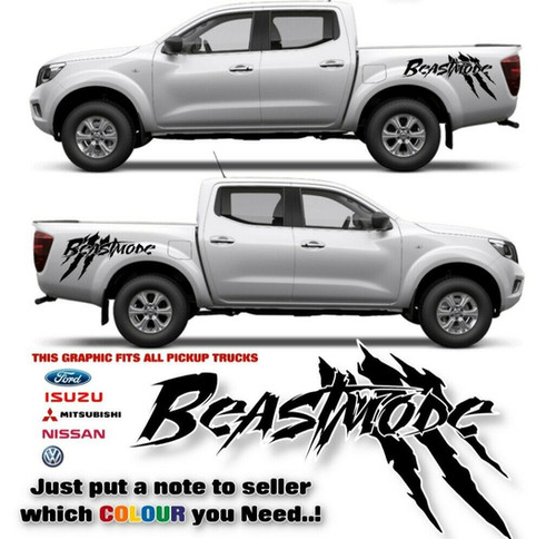 Beast Mode Claw Mark Logo Vinyl Decal Sticker | ANYStickerUWant.com