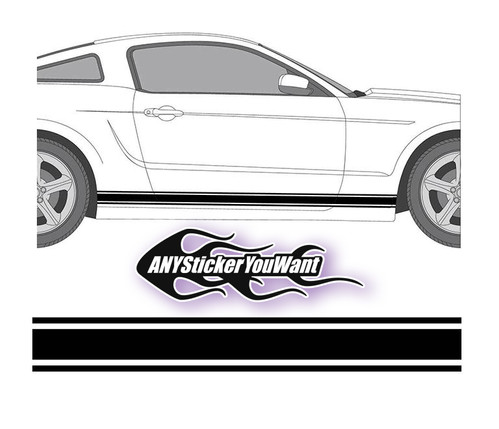Custom Rocker Panel Stripe Decal Sticker | ANYStickerUWant.com