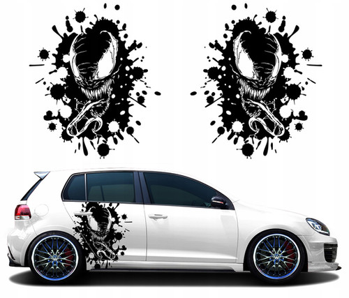 Wicked Venom Blood Splatter Vinyl Decal Stickers | ANYStickerUWant.com